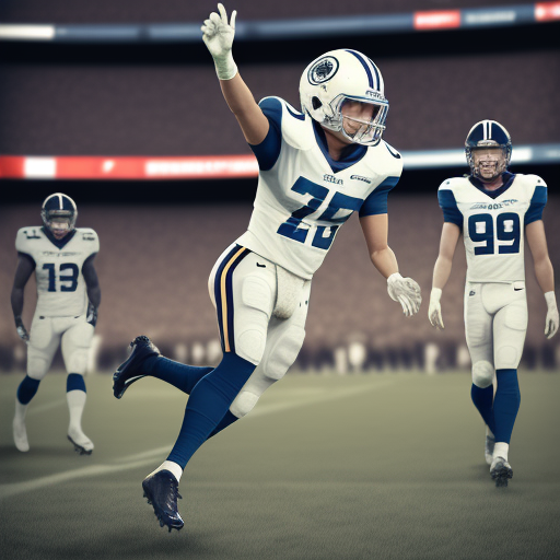 DreamShaper prompt: Professional football announcers desc...