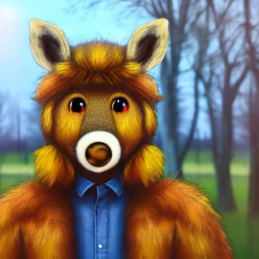 Stable Diffusion prompt: furry art, uploaded on e621, fur...