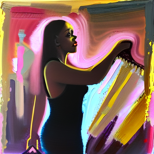 Stable Diffusion prompt: RAW candid cinema, oil painting ...