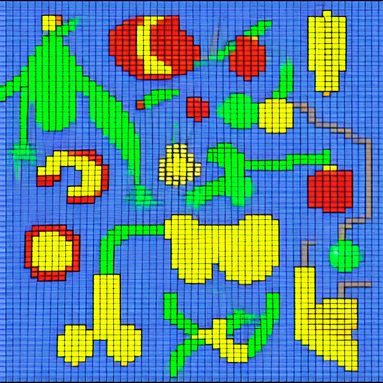 Stable Diffusion prompt: science pixel art, laboratory ma...