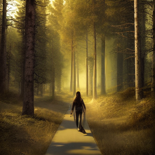 Stable Diffusion prompt: walking on the starlight,dreamy ...