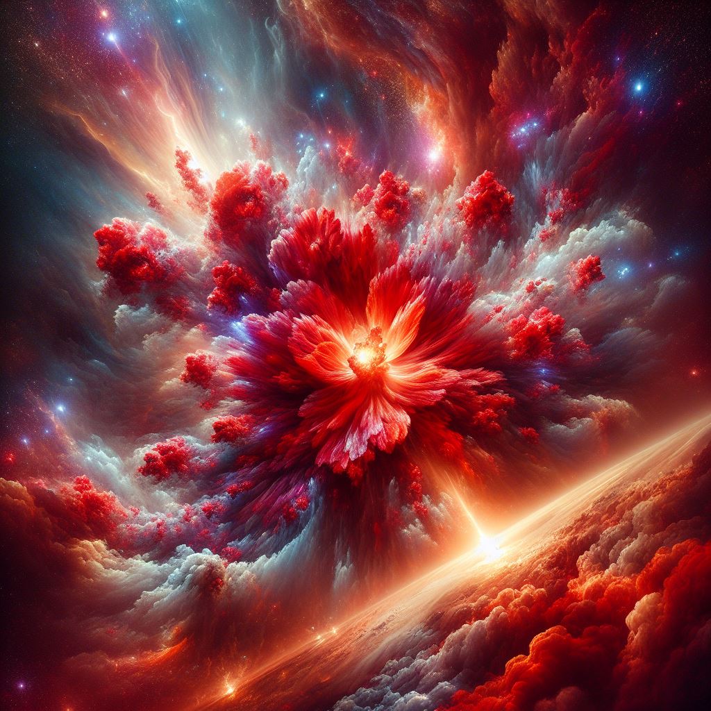 DALL·E prompt: The Great Wave : "Blossoming Cataclysm" Ph...