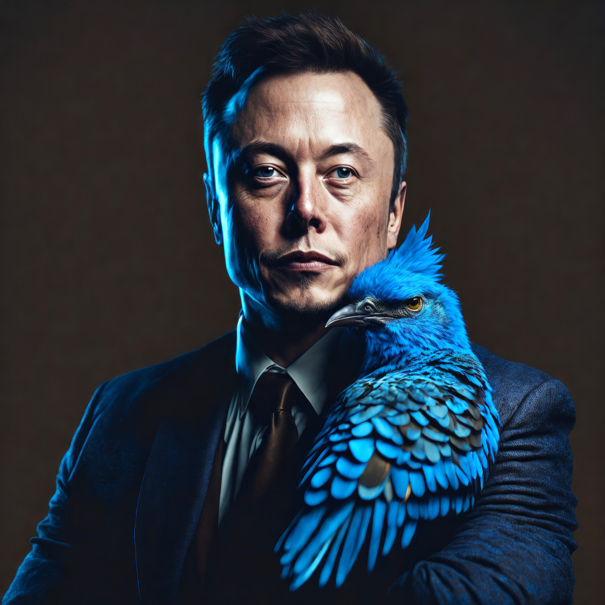 Stable Diffusion prompt: front shot of (Elon Musk) with t...