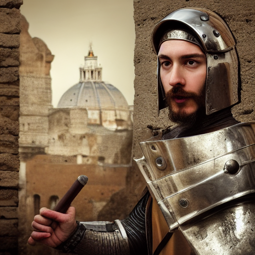 Stable Diffusion prompt: roman soldier, full length, bbc ...