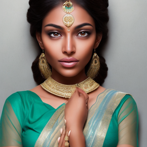 Openjourney prompt: Facial Features: Complexion: Radiant...