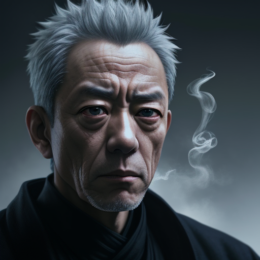 DreamShaper prompt: Satoru Gojo, Jujutsu Kaisen, A mid-ag...