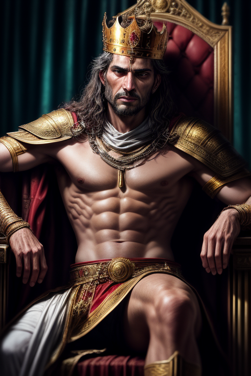 ReV Animated prompt: close up of depicting king Tarquinui...