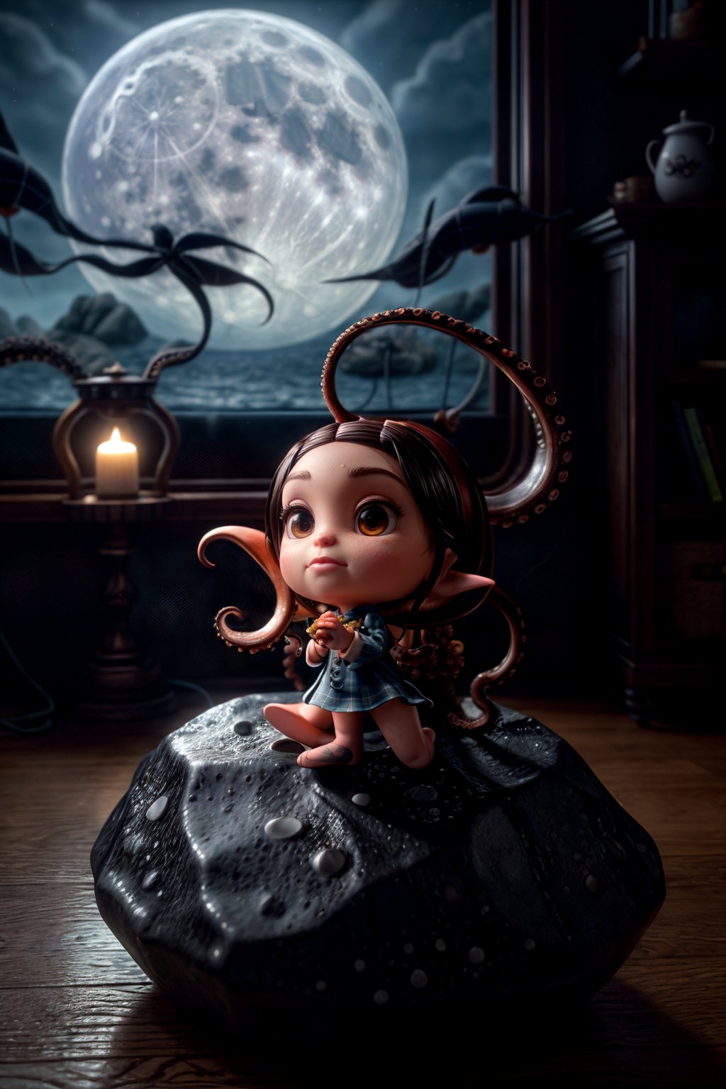 Stable Diffusion prompt: insanely detailed, Cute octopus ...
