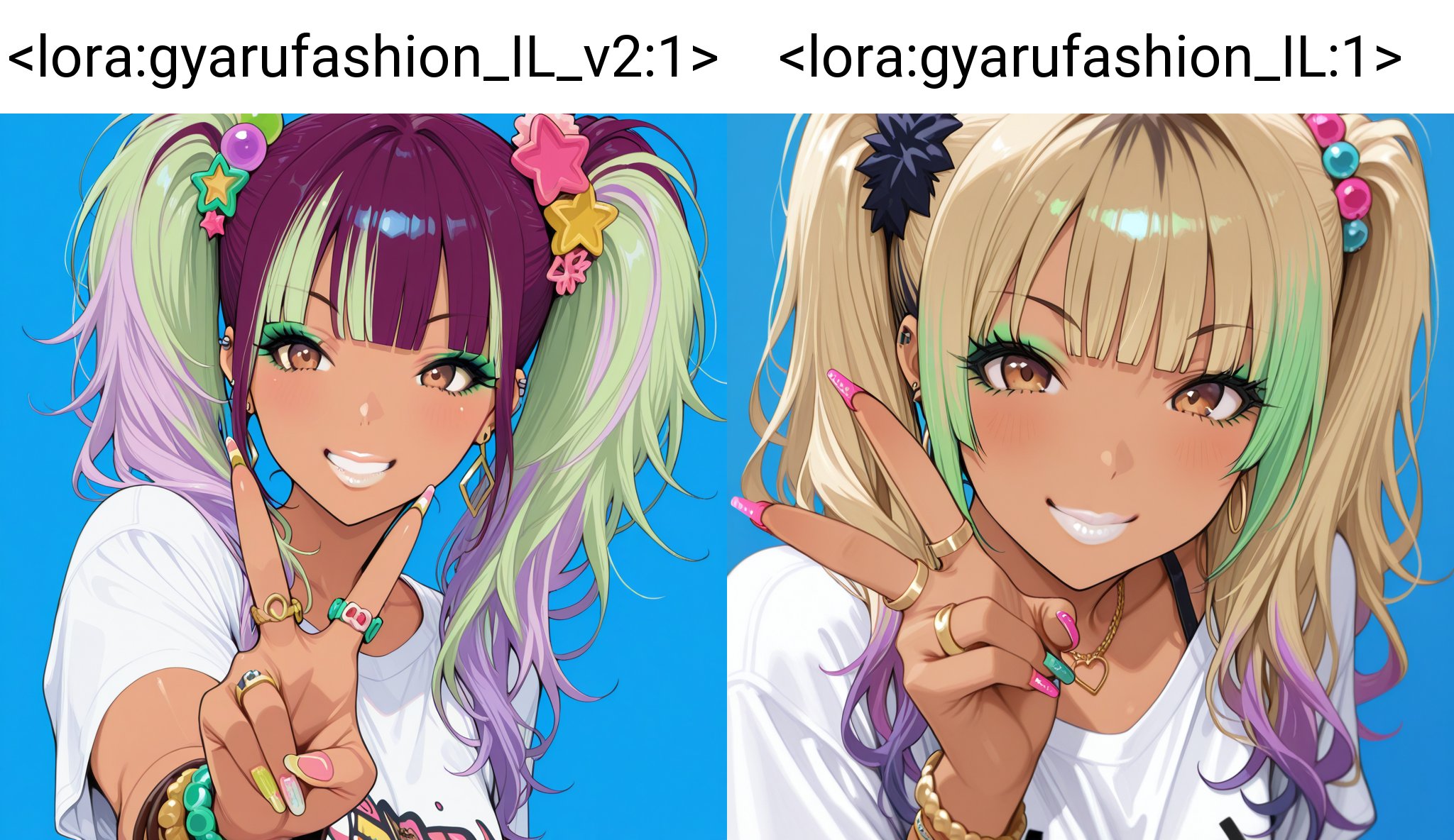 Best Gyaru Style Fashion Models | PromptHero