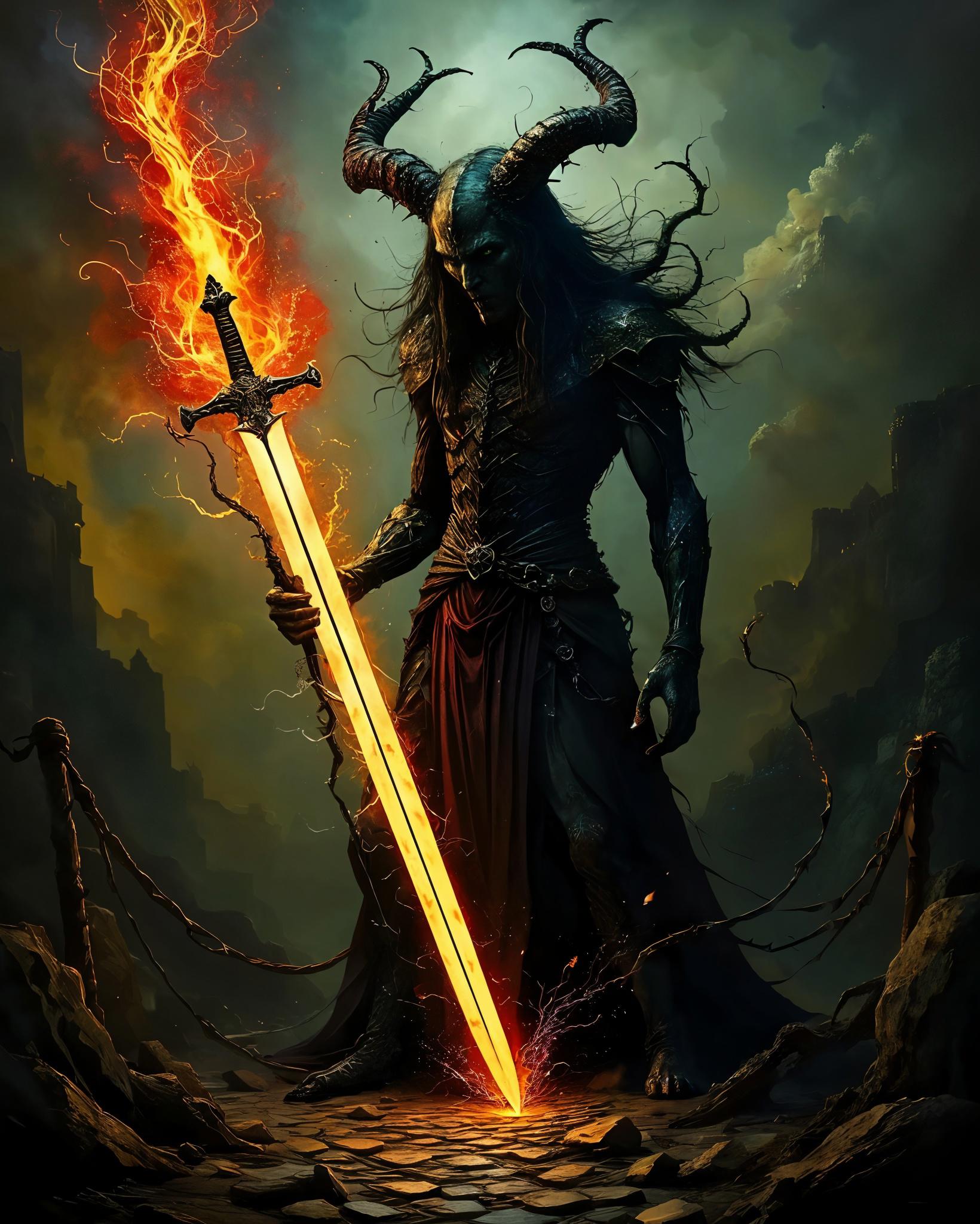 Best Dark Origins: Kaelthoros, Lord of Ash and Chains Models | PromptHero