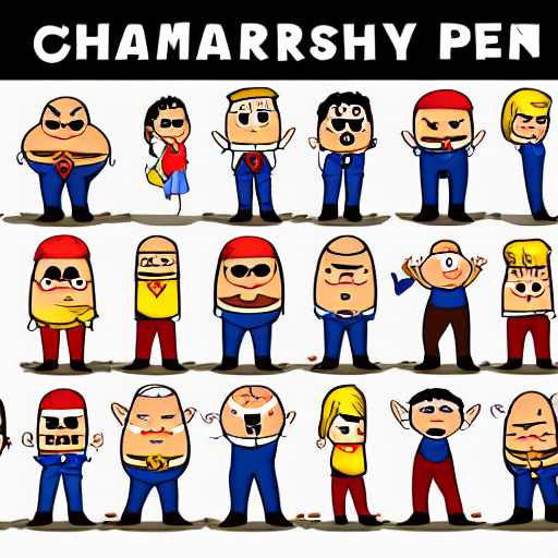 Stable Diffusion prompt: character design, character shee...