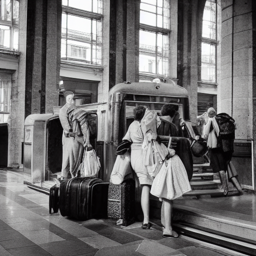 Stable Diffusion prompt: Vintage-style travel photography...