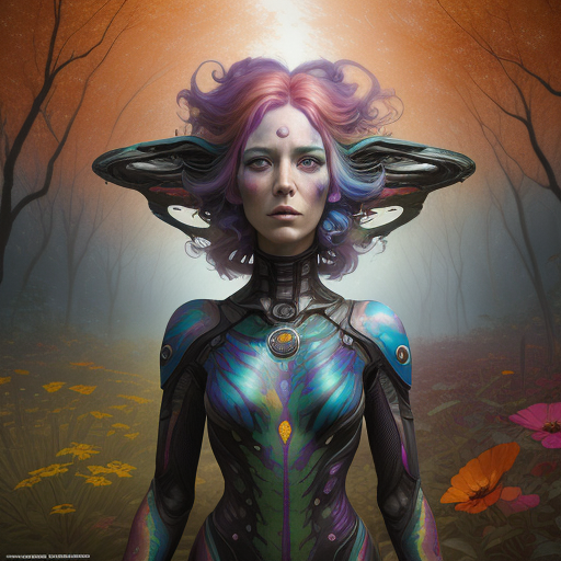 Stable Diffusion prompt: Species woman individual from an...