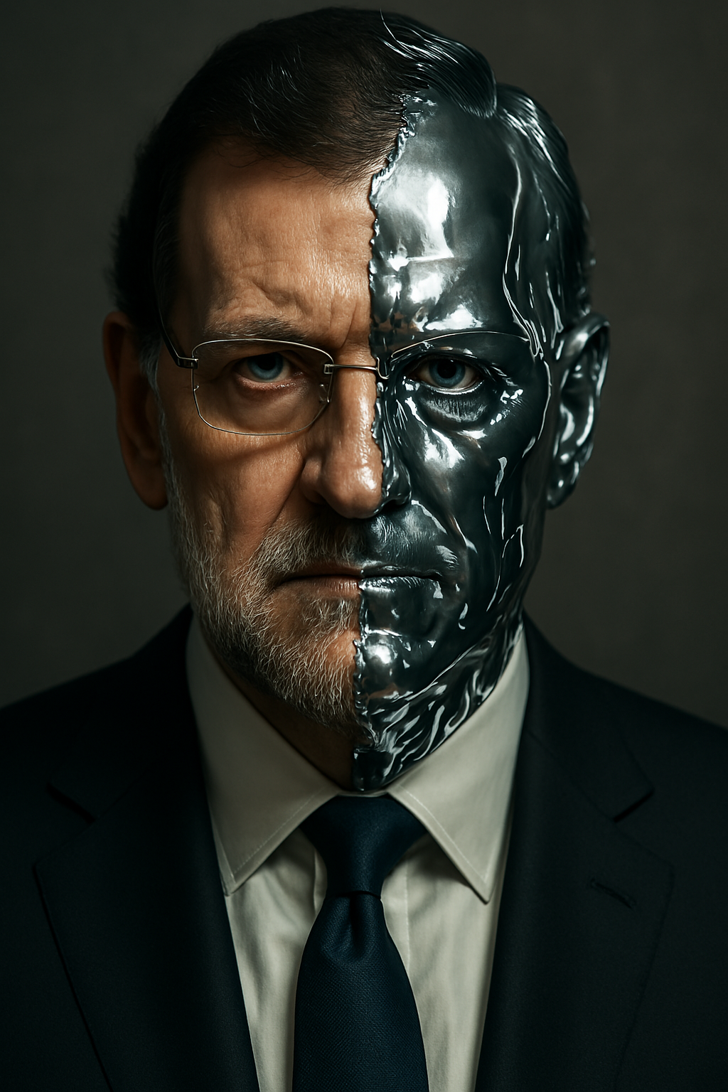 ChatGPT Image prompt: A dramatic, front-facing close-up p...