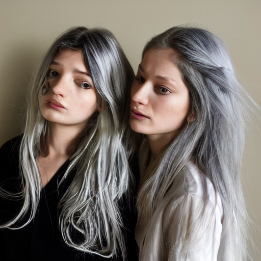 Stable Diffusion prompt: (((2 girls))),ray tracing, (dim ...