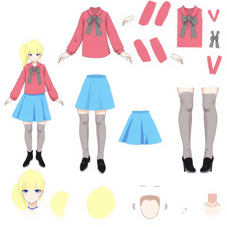 Vtuber - LIVE2D Split Model 虚拟主播 VTuber - Virtual YouTuber【皮套噩梦】 | v1.1 ...