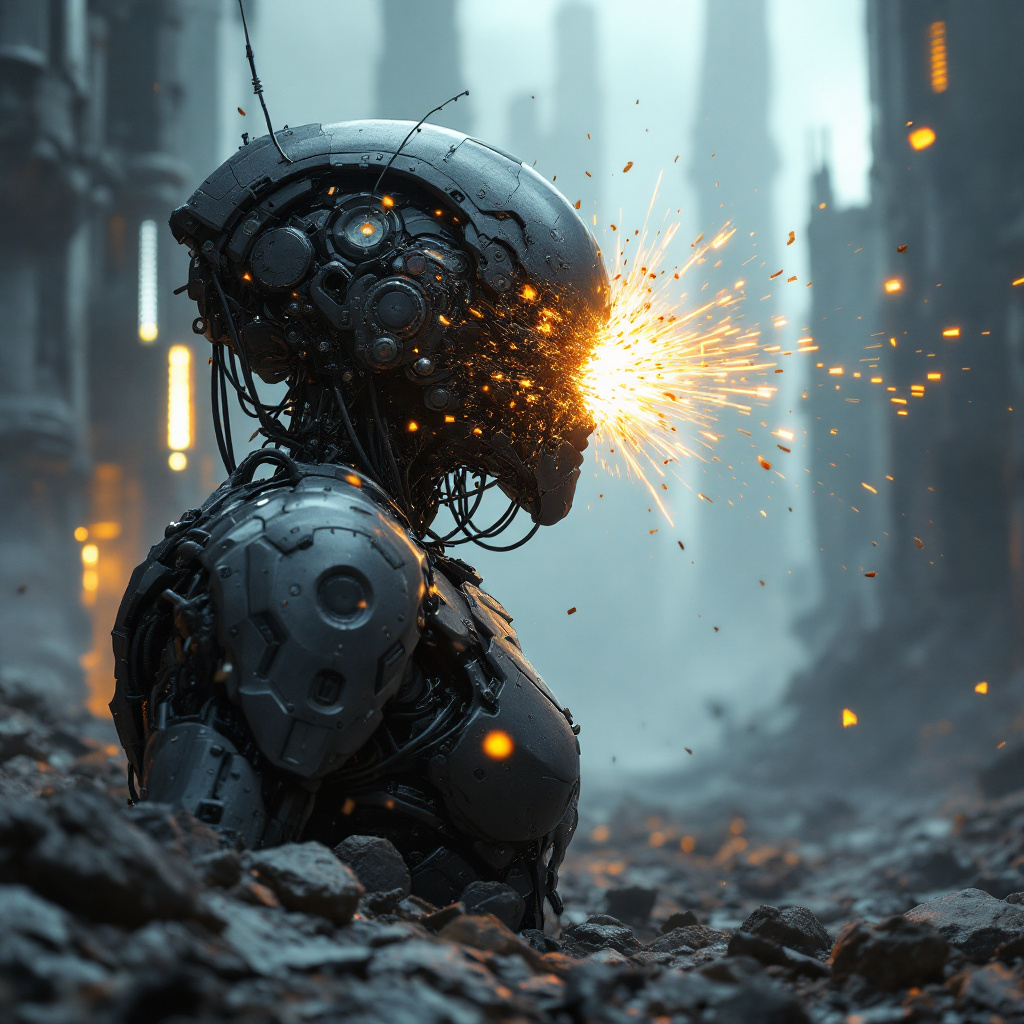 FLUX prompt: 3d rendering, side shot, full-body, strange ...