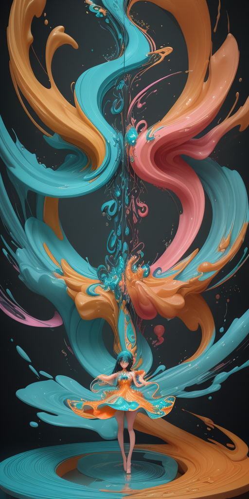 DreamShaper prompt: A mesmerizing 3D render illustration ...