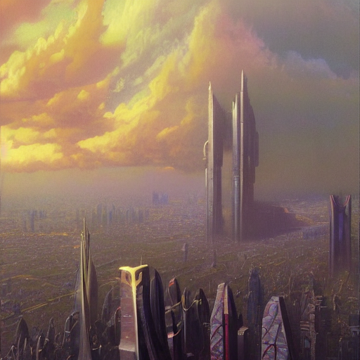 Stable Diffusion prompt: cinematic view of a brutalist fu...