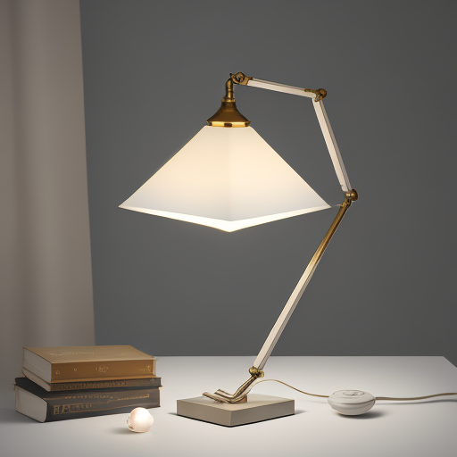 DreamShaper prompt: a lamp in the style of minimalism wit...