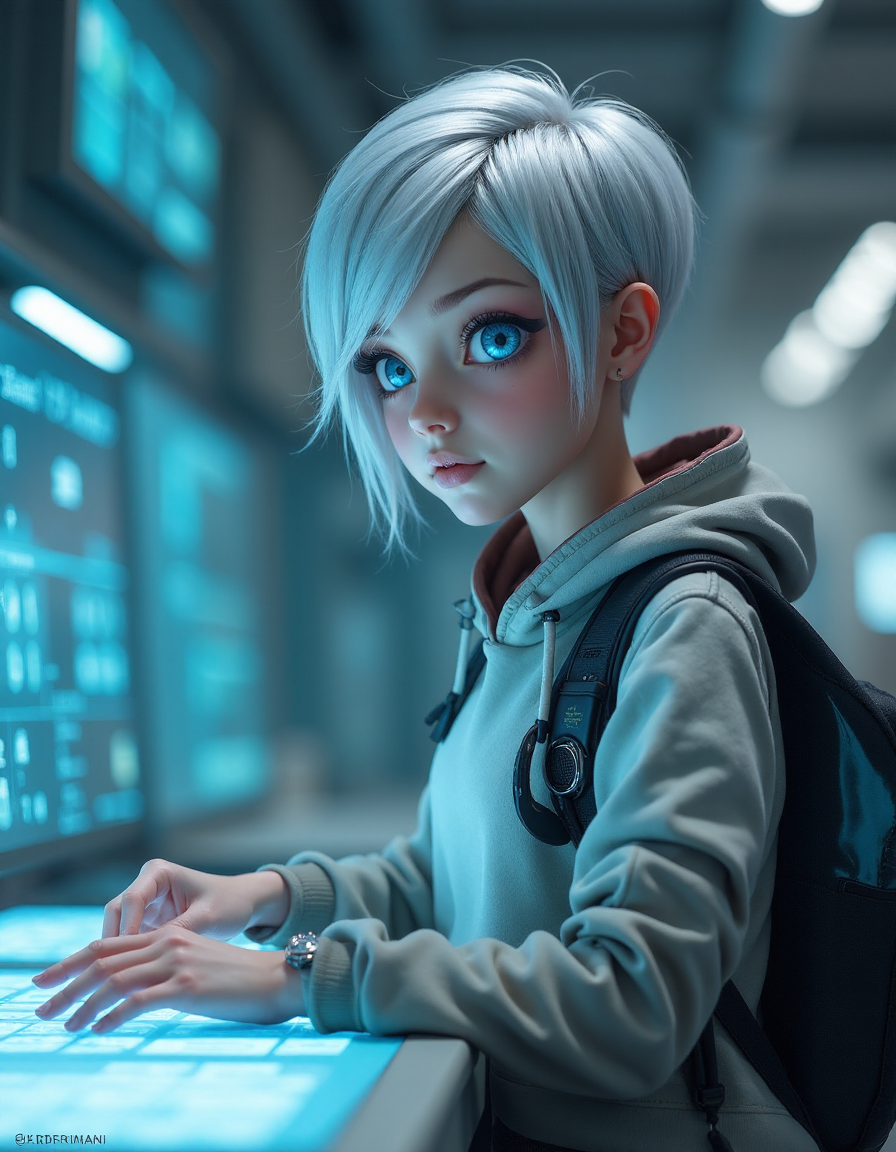 FLUX prompt: Hyper realistic Photography: A charming, tec...