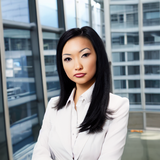 Stable Diffusion prompt: portrait of a pretty office lady...