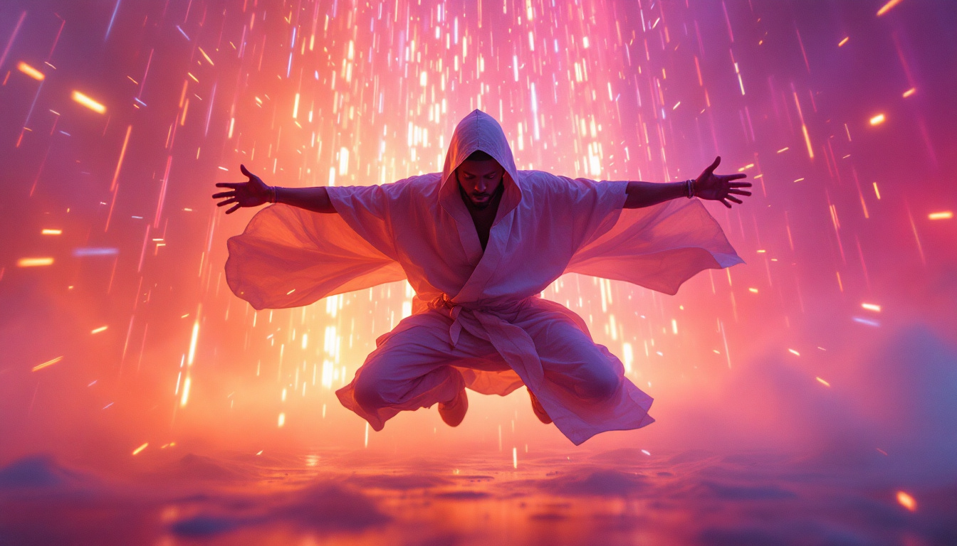 FLUX prompt: Escena: *"360º bullet-time shot (como ‘The M...