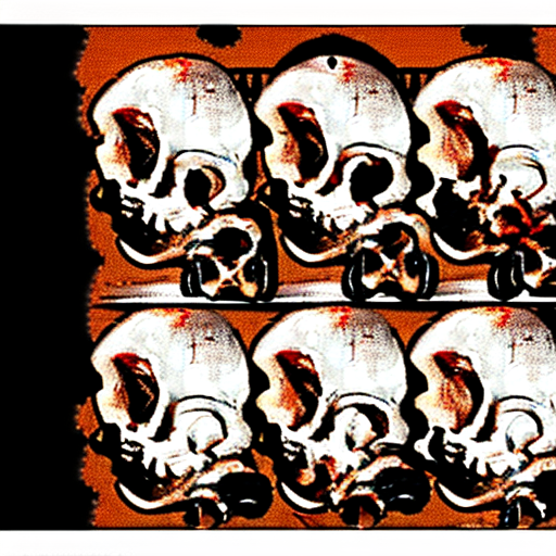 Stable Diffusion prompt: skulls, women, tentacles, pipes,...