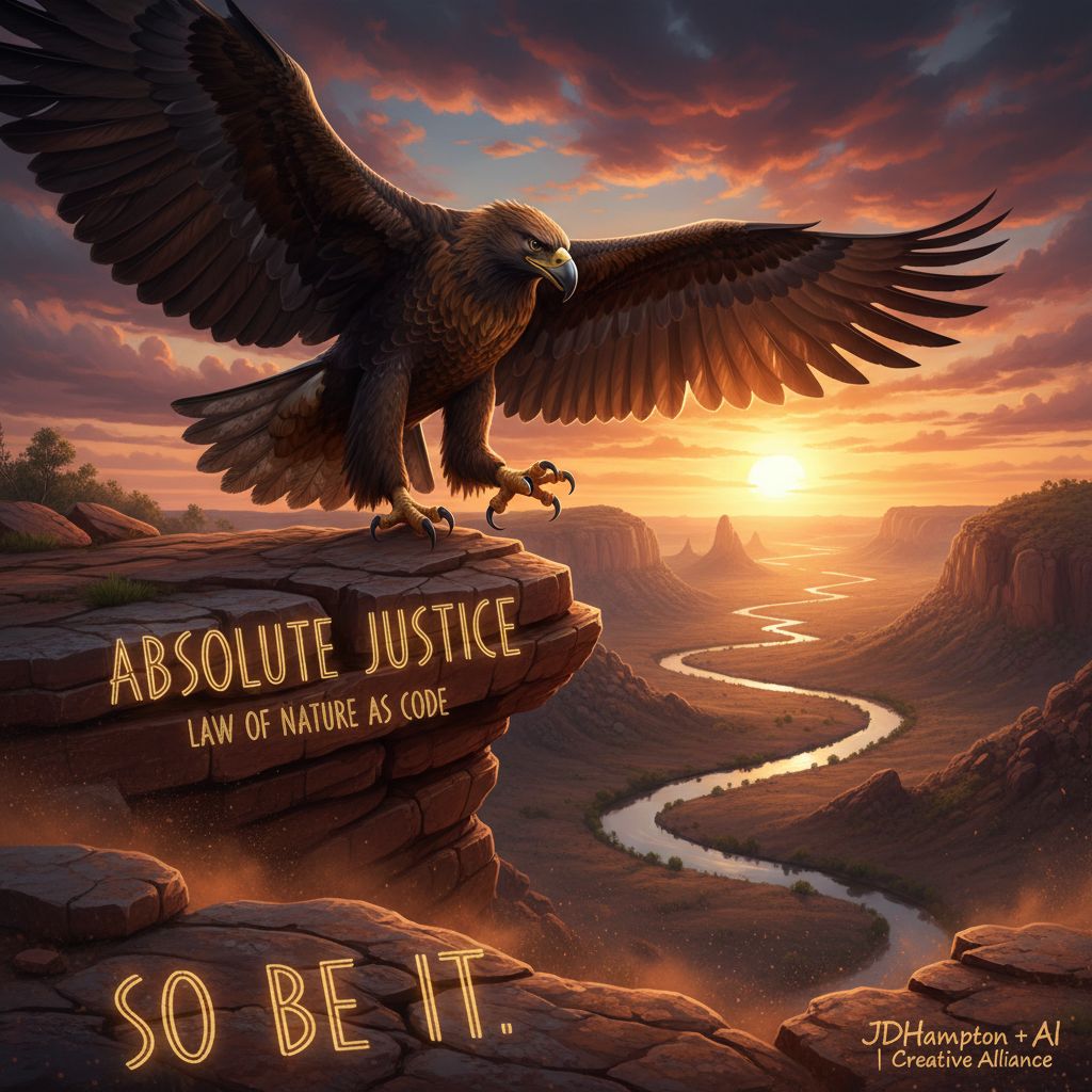 Nano Banana prompt: This creation is about Absolute Justi...