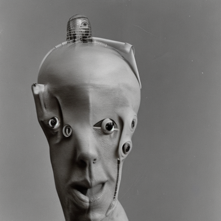 Stable Diffusion prompt: full hyper-real Claude Cahun cre...