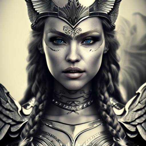 Openjourney prompt: gorgeous valkyrie| (detailed face wit...