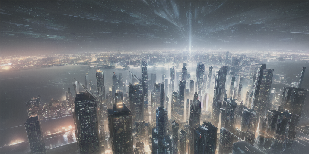 Anything prompt: photo of a ultra realistic futuristic ci...