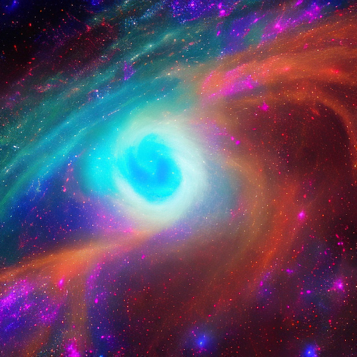 Mo-Di Diffusion prompt: A 4K cosmic explosion dazzles wit...