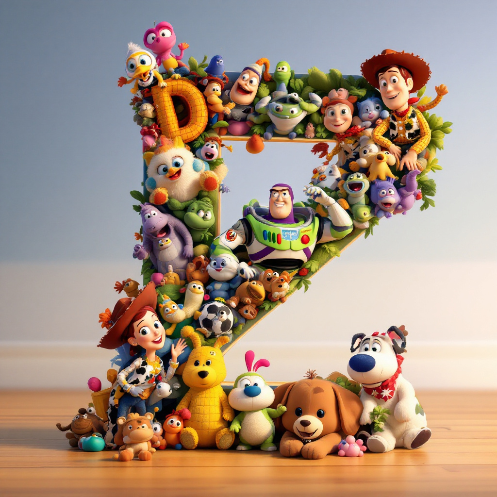 FLUX prompt: Here are some ideas to create an "A to Z" al...