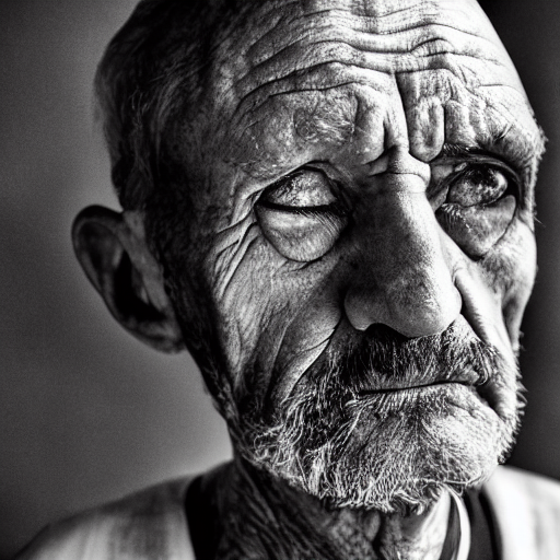 Stable Diffusion prompt: , , , , portrait photo of a 68 y...