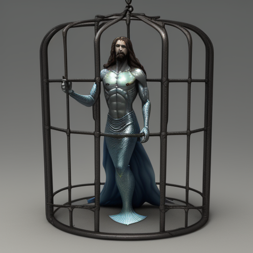 DreamShaper prompt: humanoid character imprisoned in a th...