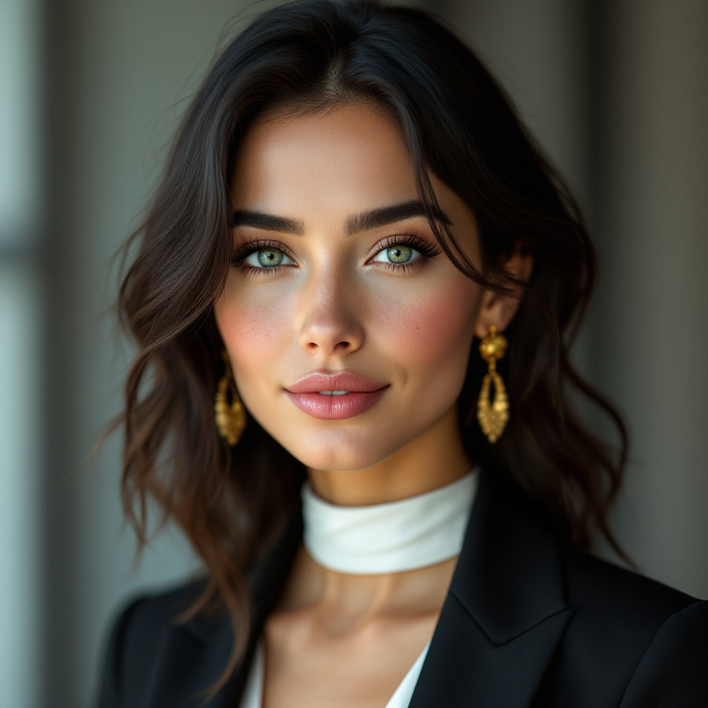 FLUX prompt: Create an ultra-realistic portrait of a woma...