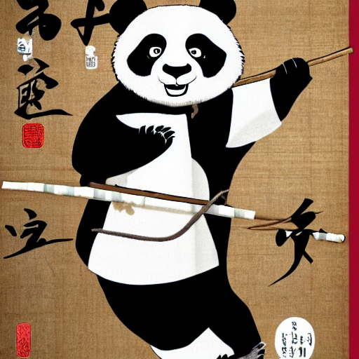 Stable Diffusion prompt: The poster shows a black and whi...