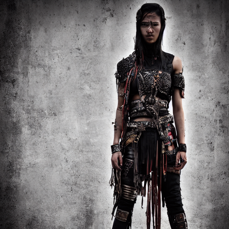 Stable Diffusion prompt: portrait photo of an ancient wa...