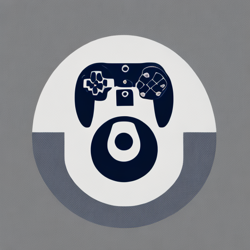 Openjourney prompt: game controller iconic logo vector, i...