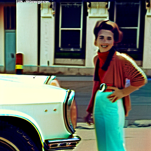 Stable Diffusion prompt: a girl poses for a photographer ...