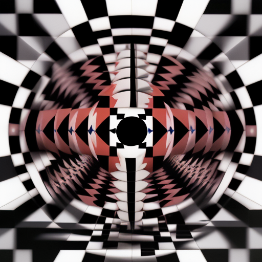 DreamShaper prompt: Schizophrenic nuclear samurai. Tessel...