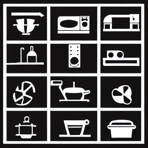 Stable Diffusion prompt: 2d icons, refrigerator icons, wa...