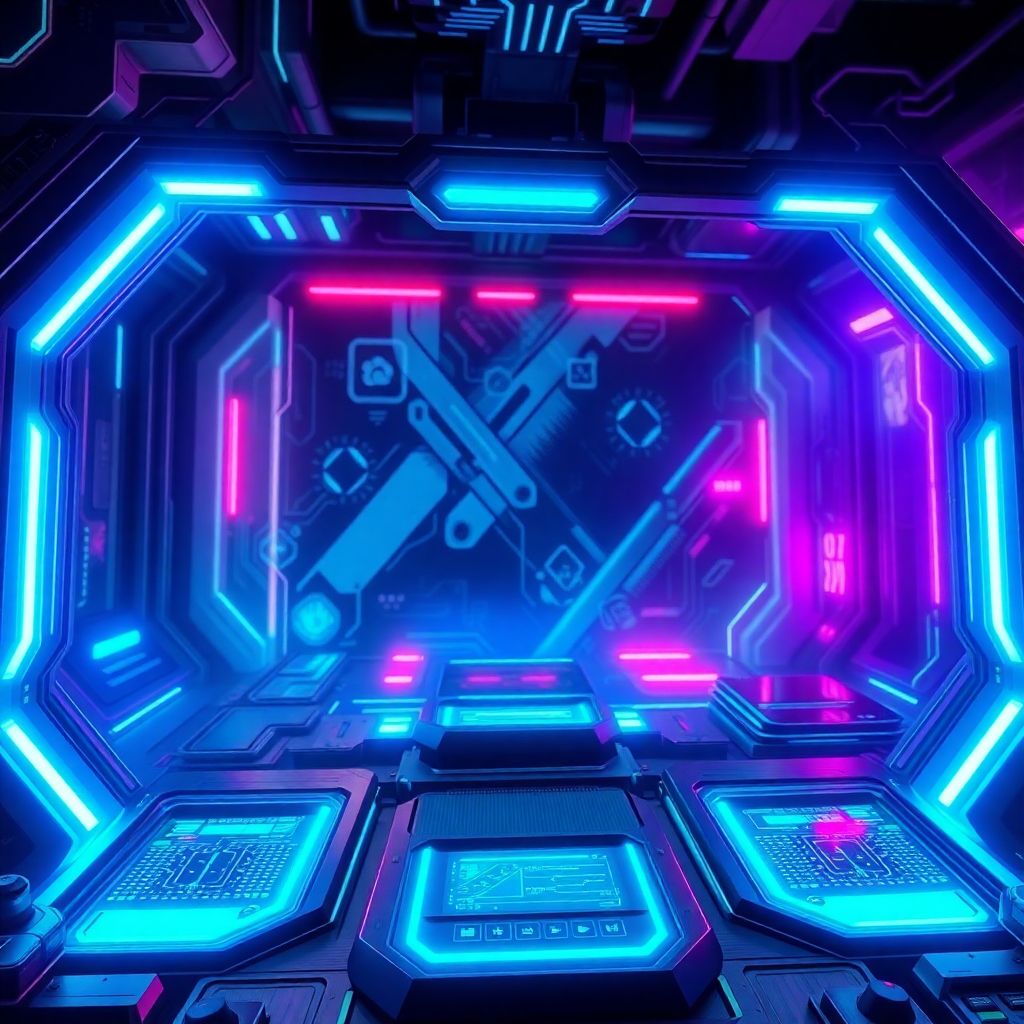 FLUX prompt: Create a dynamic gaming stream layout with a...