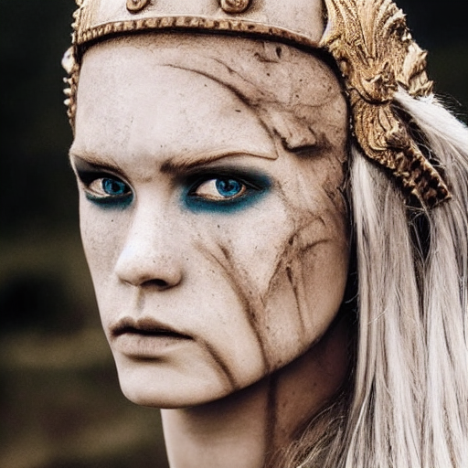 Stable Diffusion prompt: a fierce viking queen, gorgeous ...