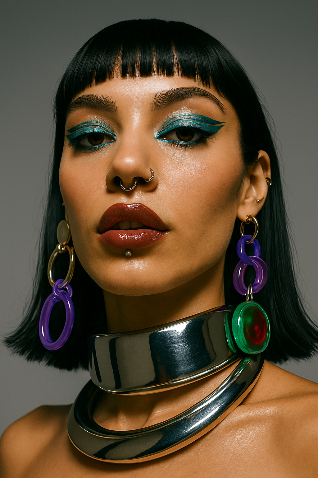 ChatGPT Image prompt: Hyperrealistic editorial fashion he...