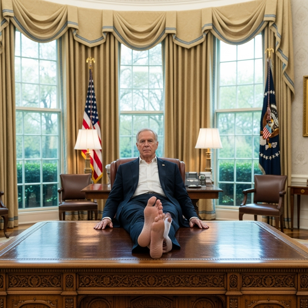 Google Imagen prompt: Vice president JD Vance sitting in ...