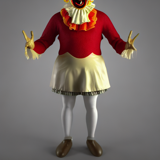 Stable Diffusion prompt: Ronald McDonald as a horror film...