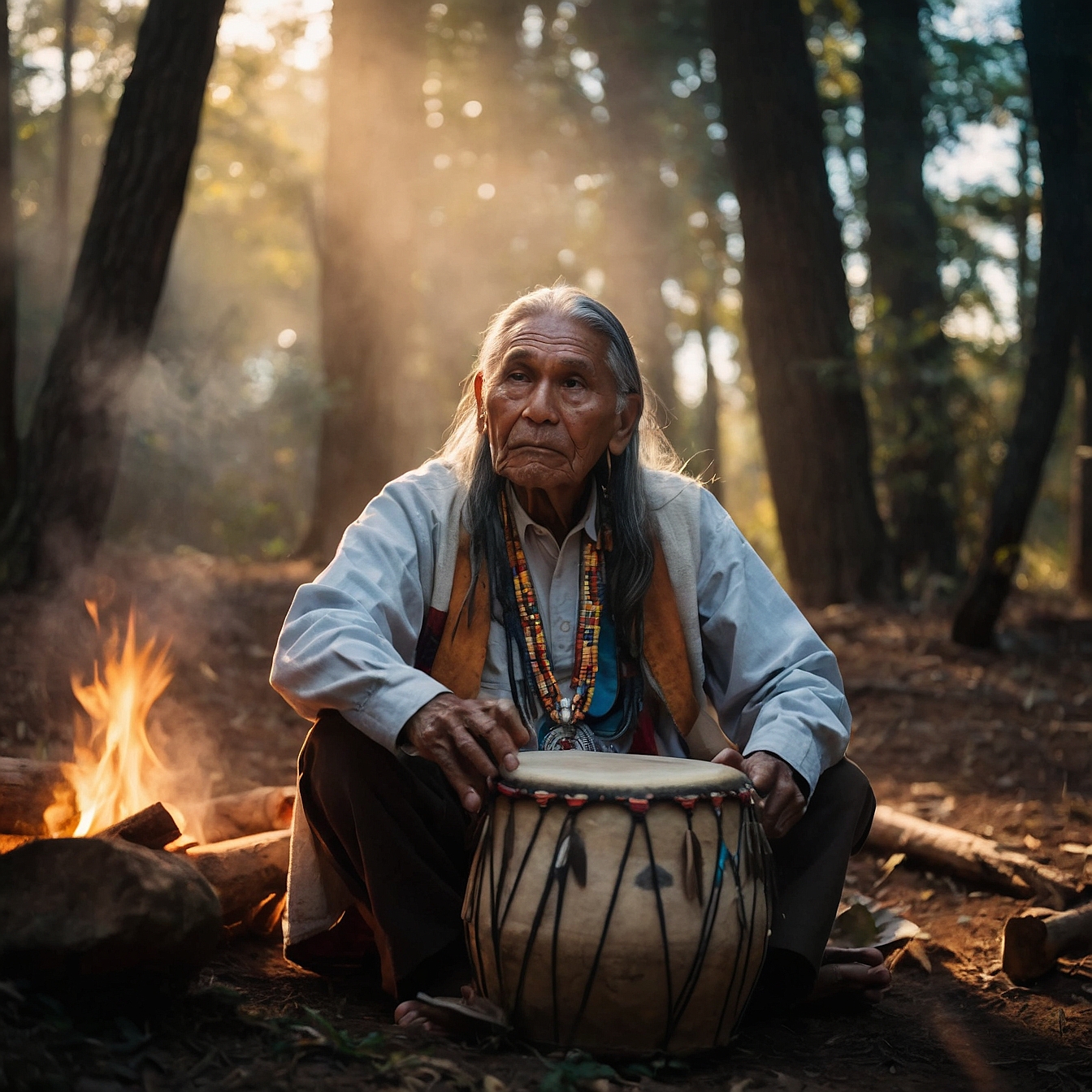 Stable Diffusion prompt: I want a Native American song wh...