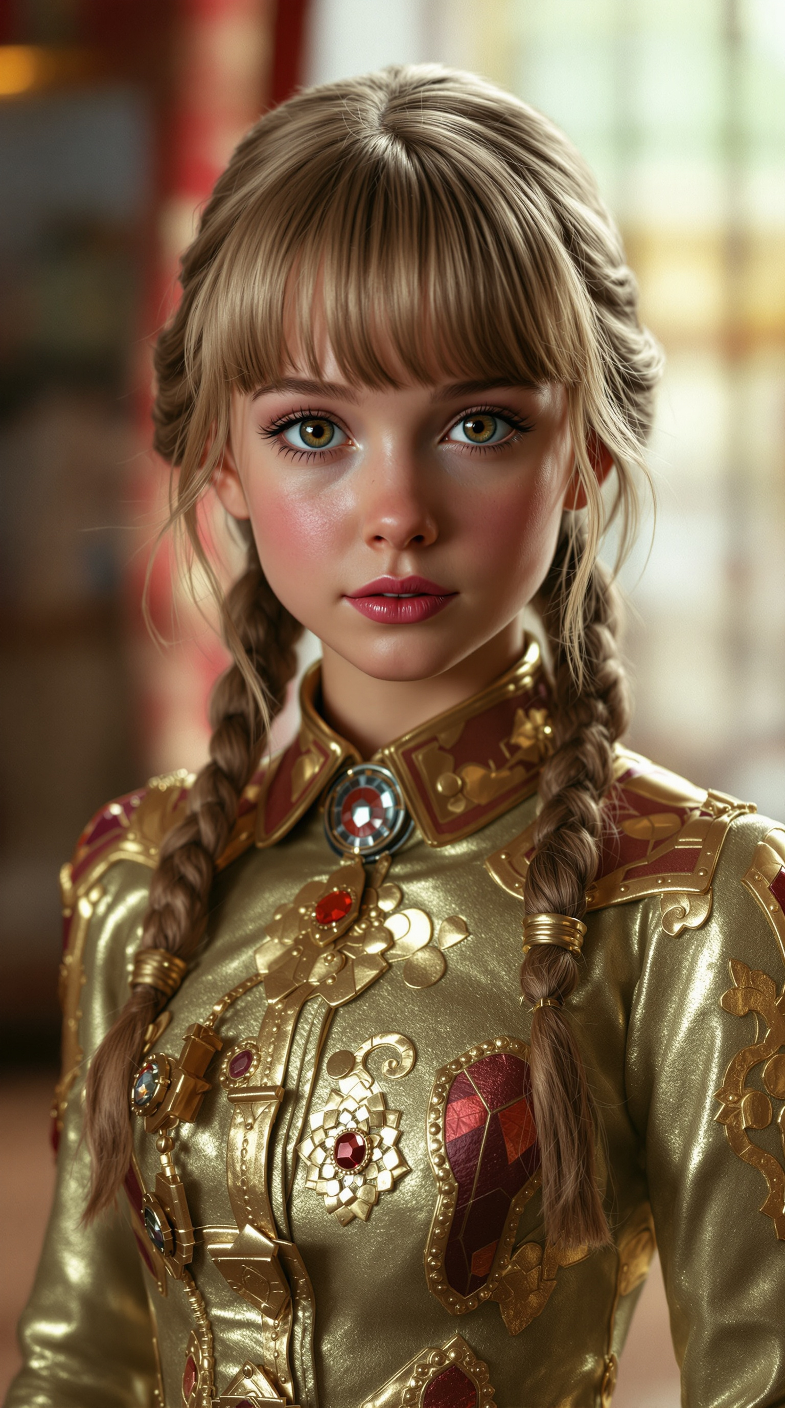 FLUX prompt: A hyper-realistic depiction of Julia Winter ...